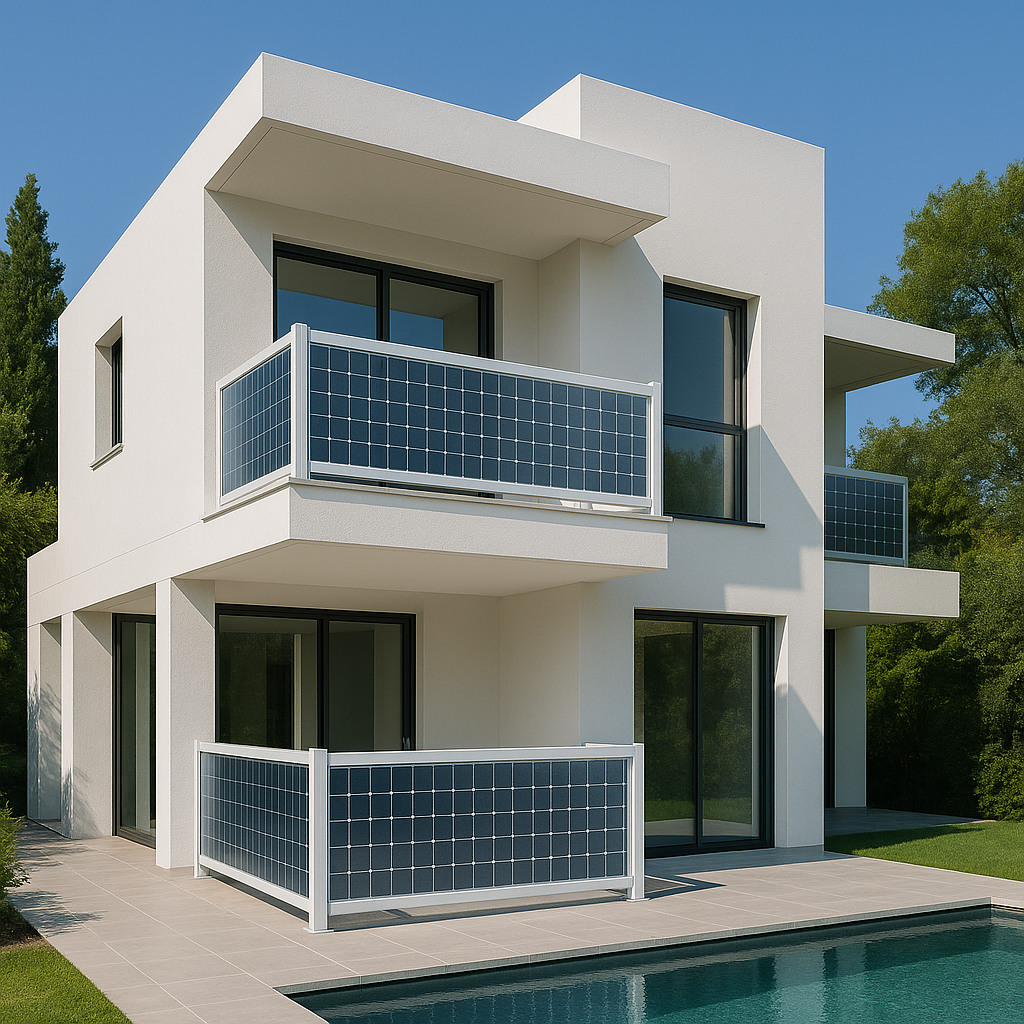 Solar Panel Railings for Balconies – Brite Solar